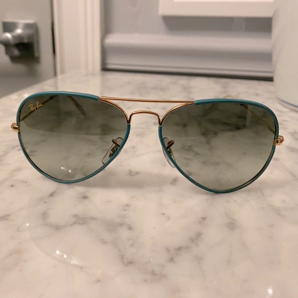Ray-Ban | Accessories | New Rayban Aqua Blue Aviators | Poshmark